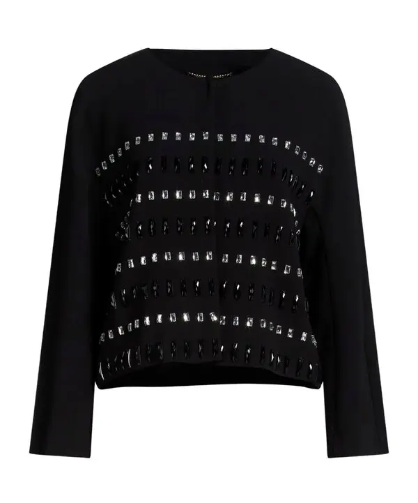 Max Mara Elegant Long-sleeved Jacket - Black