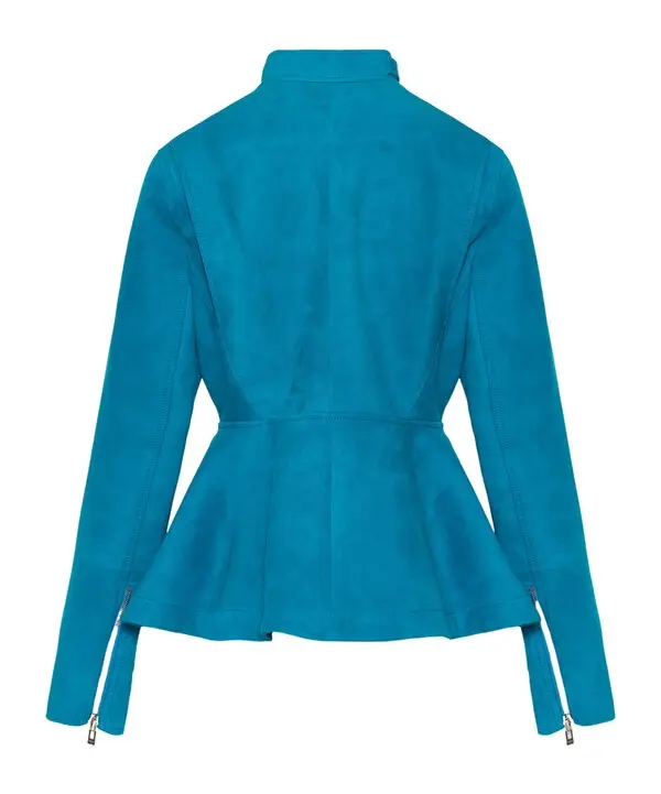Alaïa Long-sleeve Leather Jacket
