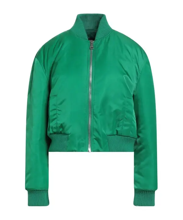 Max Mara Minimalist Pilot Jacket - Green