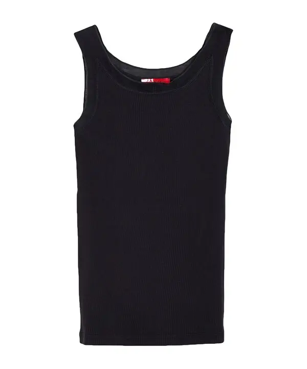 MAXCO. Solid-colored Sleeveless T-shirt
