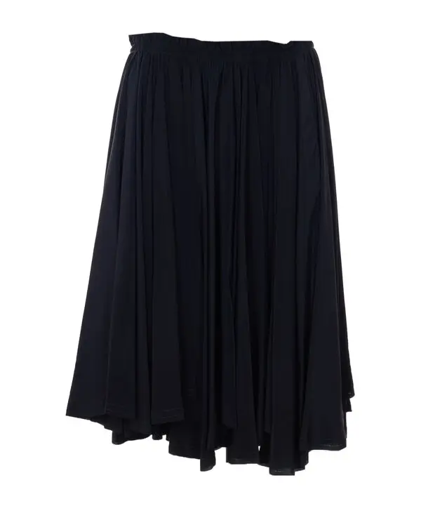AMI Paris Alexandre Matiussi Pleated Skirt - Black