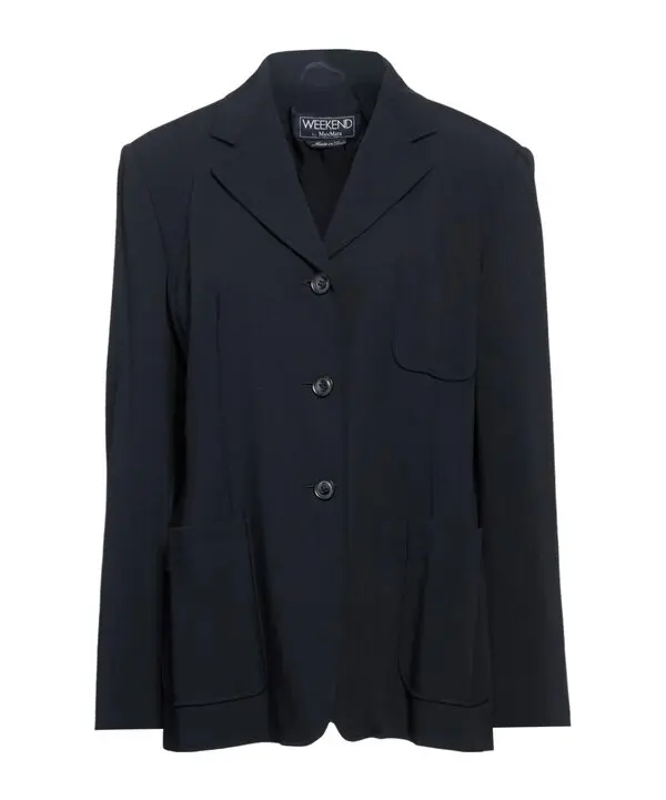 Max Mara Slim-fit Single- Blazer - Blue