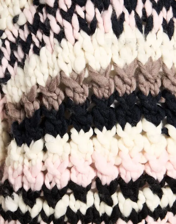 GANNI Multicolored Wool Knit Sweater