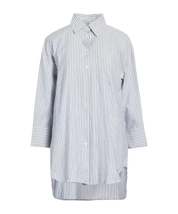Max Mara Striped Long-sleeve Shirt - Blue