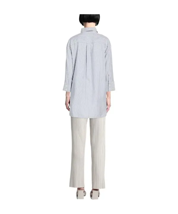 Max Mara Striped Long-sleeve Shirt