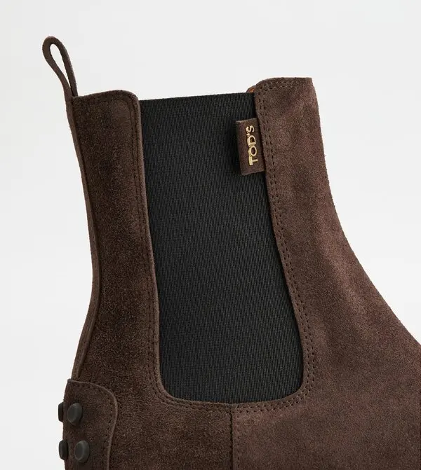 TOD'S Suede Chelsea Boots
