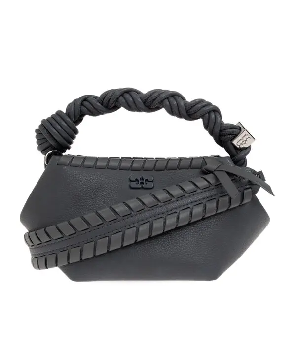 GANNI Handle Shoulder Bag - Grey