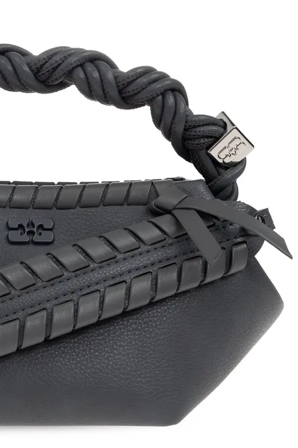 GANNI Handle Shoulder Bag - Grey