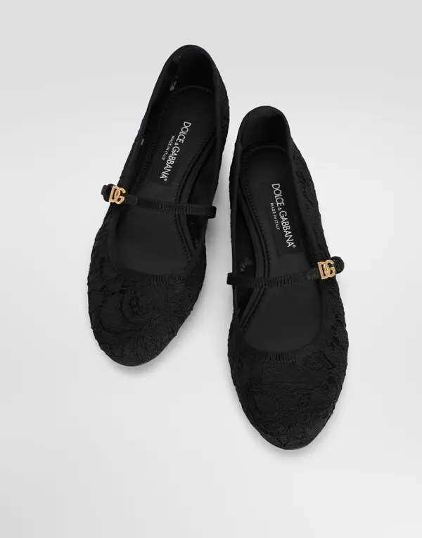 Dolce & Gabbana Lace Ballet Flats