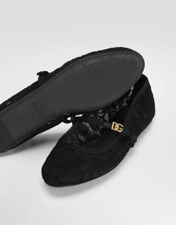 Dolce & Gabbana Lace Ballet Flats