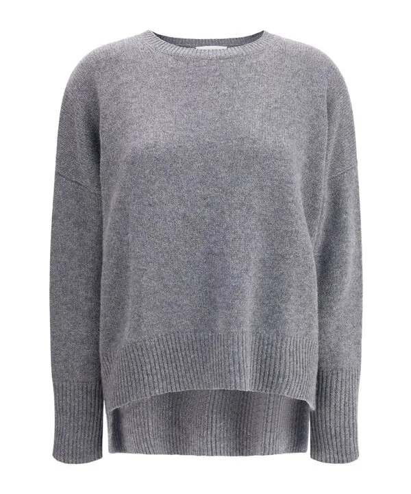 LISA YANG Mila Ribbed Cashmere Jumper - Grey