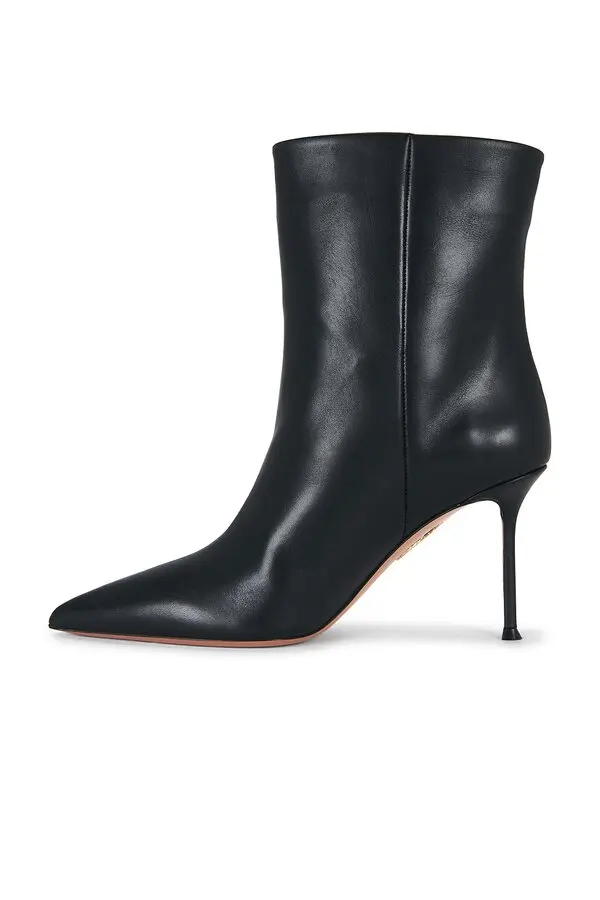 AQUAZZURA Harper 85 Bootie - Black