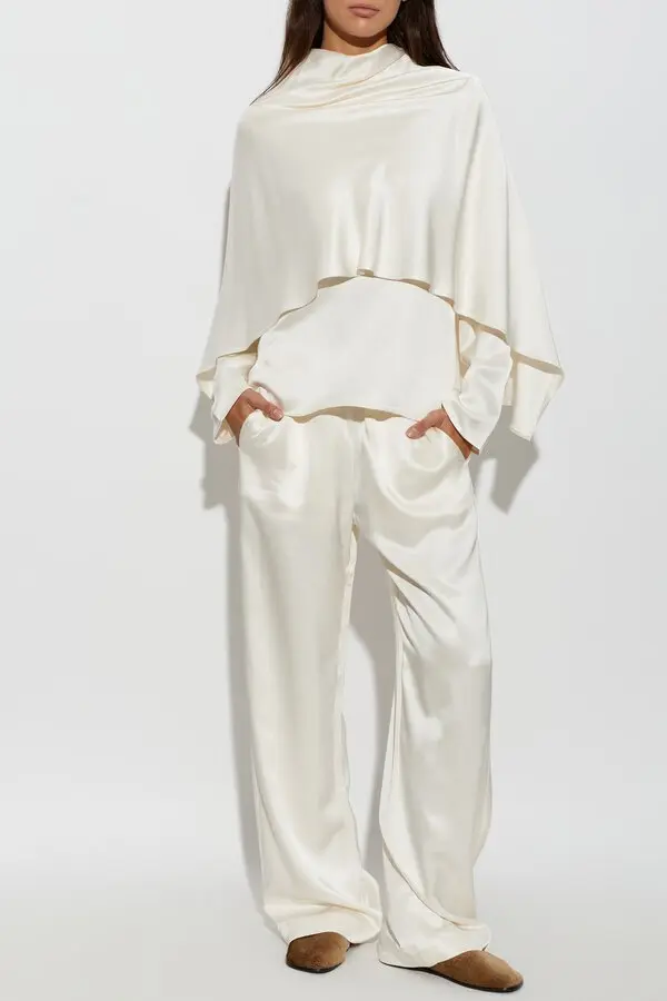 RÓHE Loose-fit Satin Pants