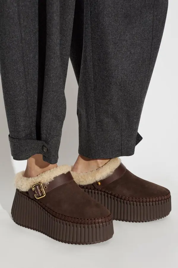 Chloé Nama' Wedge Heel Shoes