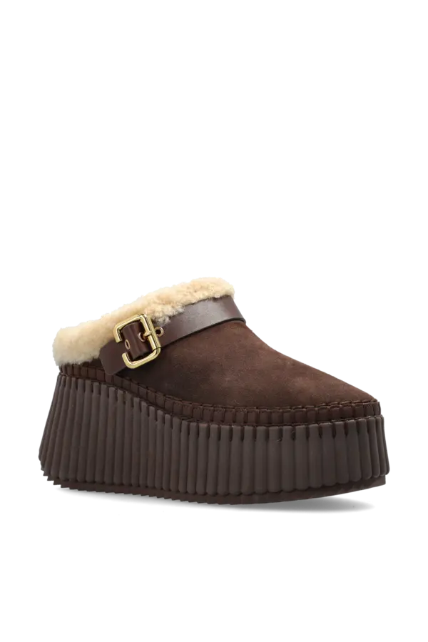 Chloé Nama' Wedge Heel Shoes