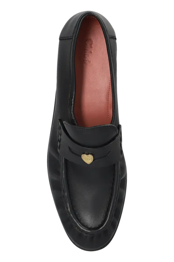 Chloé Letti Leather Loafers