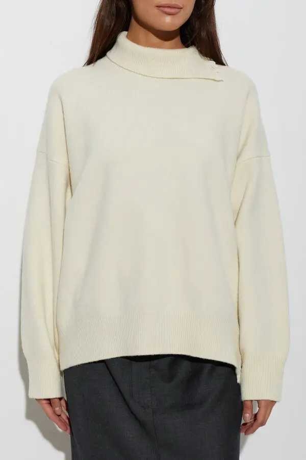 RÓHE Wool Turtleneck With Fringes