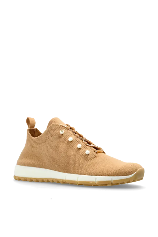 JIMMY CHOO Veles Knit Sneakers