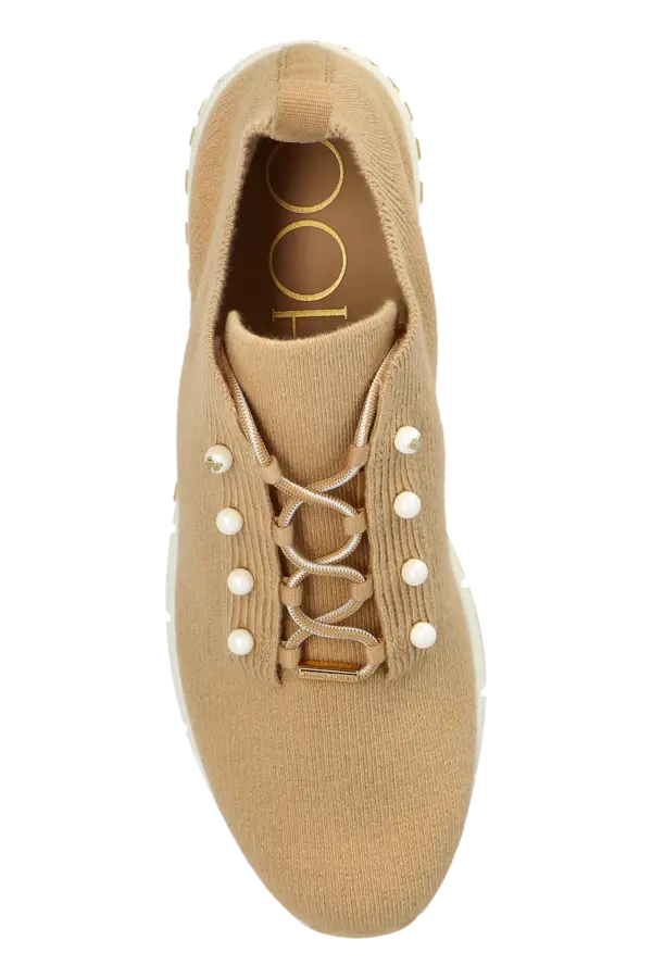JIMMY CHOO Veles Knit Sneakers