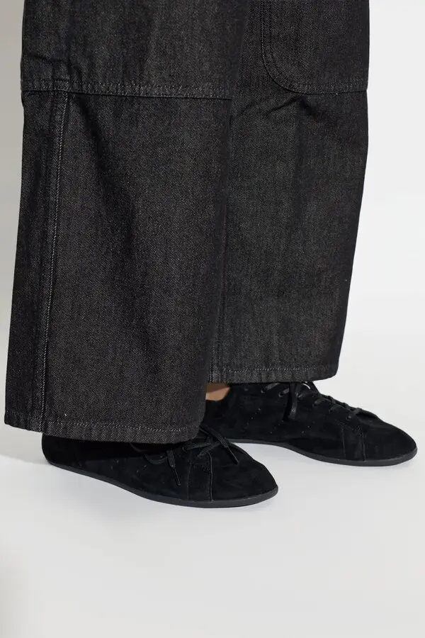 Y3 Suede Low Top Sneakers - Black
