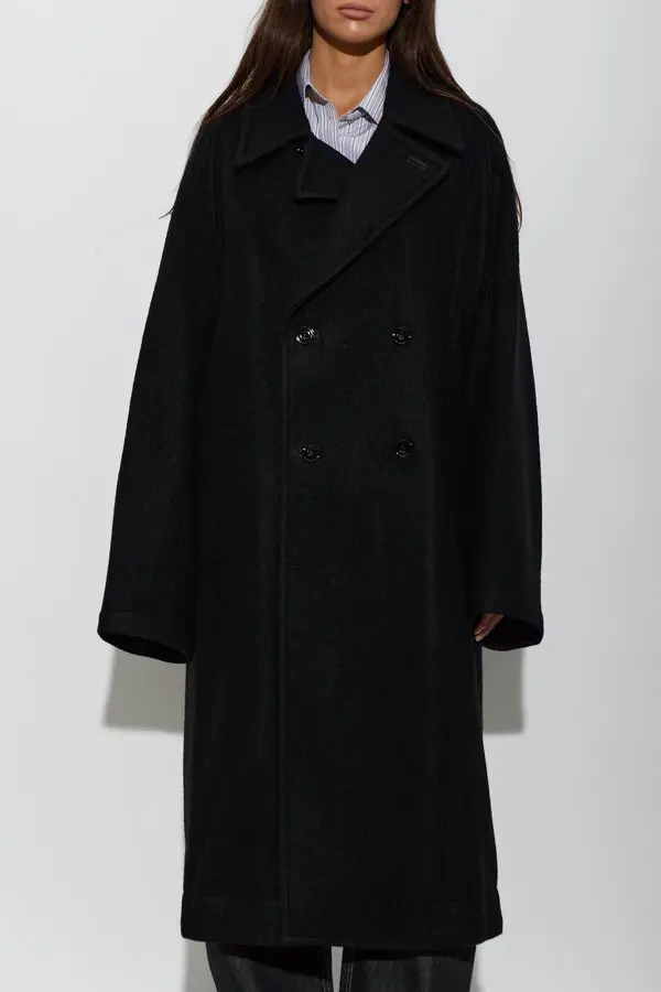 LEMAIRE Double-breasted Wool Alpaca Coat