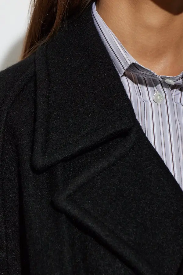 LEMAIRE Double-breasted Wool Alpaca Coat