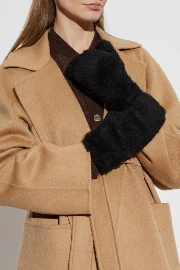 Max Mara Ombrato' Wool Mittens
