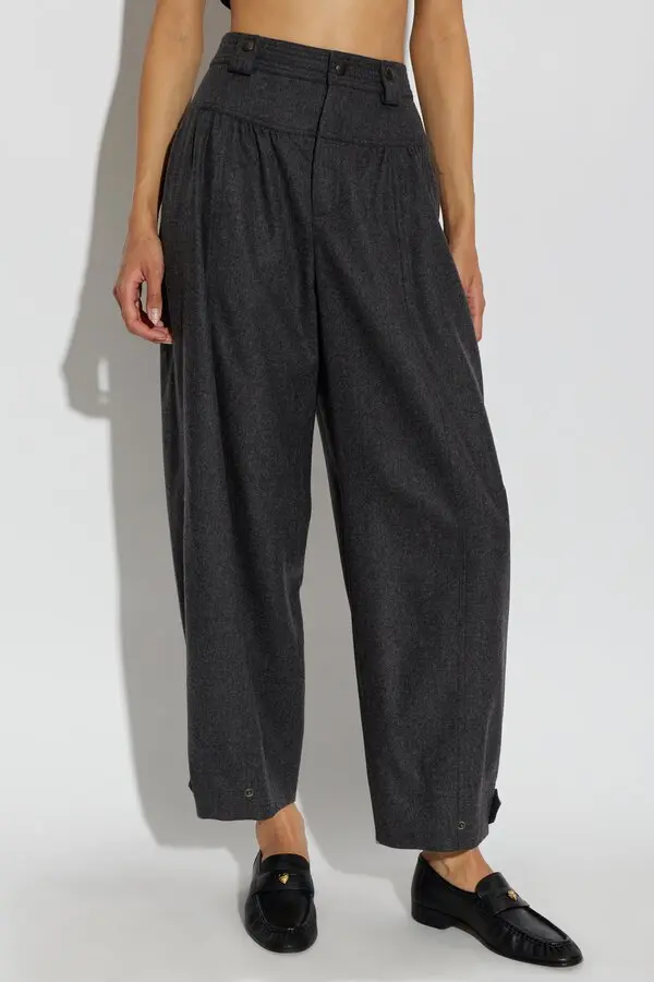 Chloé Loose-fit Wool Trousers