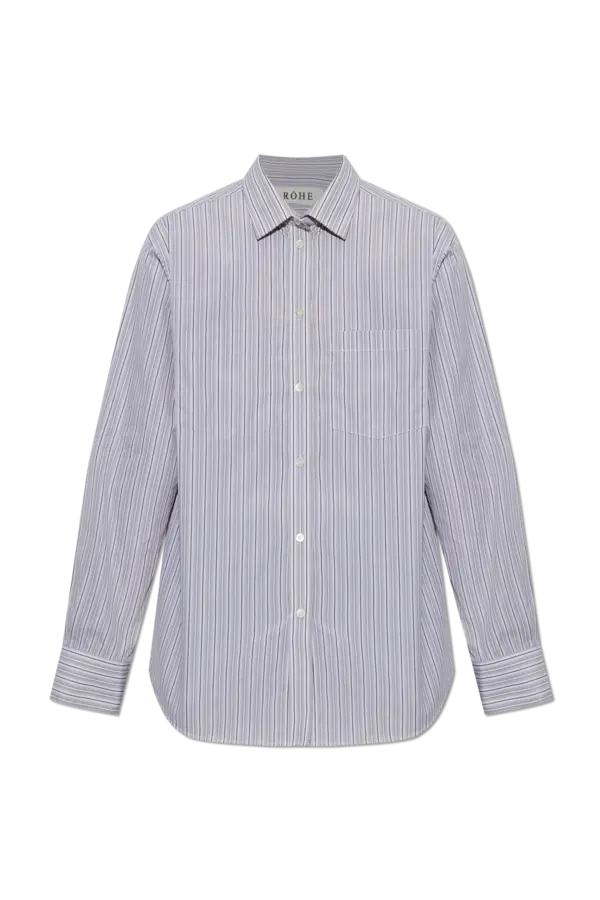 RÓHE Shirt With Pocket - Grey