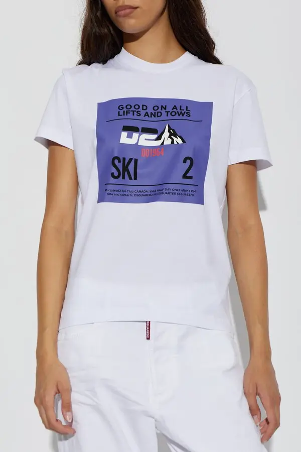 Dsquared2 Cotton T-shirt With Print