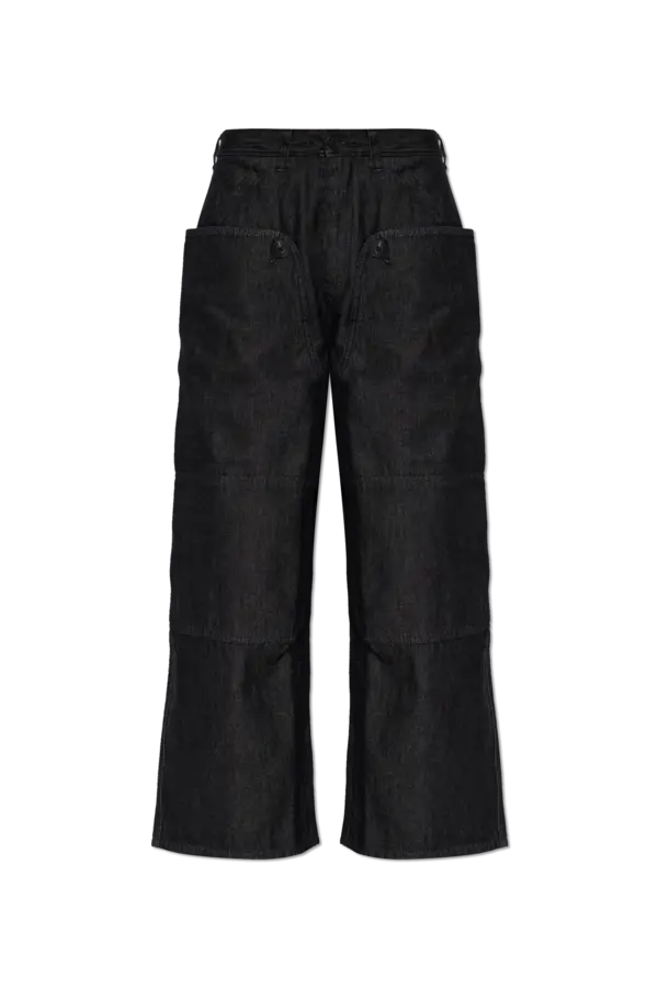 Y3 Straight-leg Jeans - Black