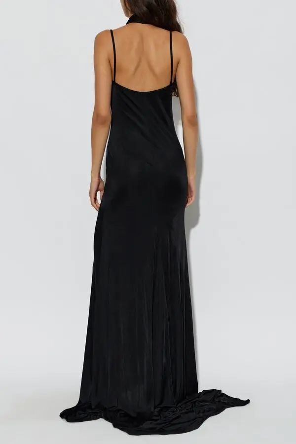 Dsquared2 Long Dress With An Asymmetrical Cut