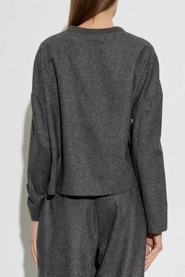 Emporio Armani Top With Metallic Thread