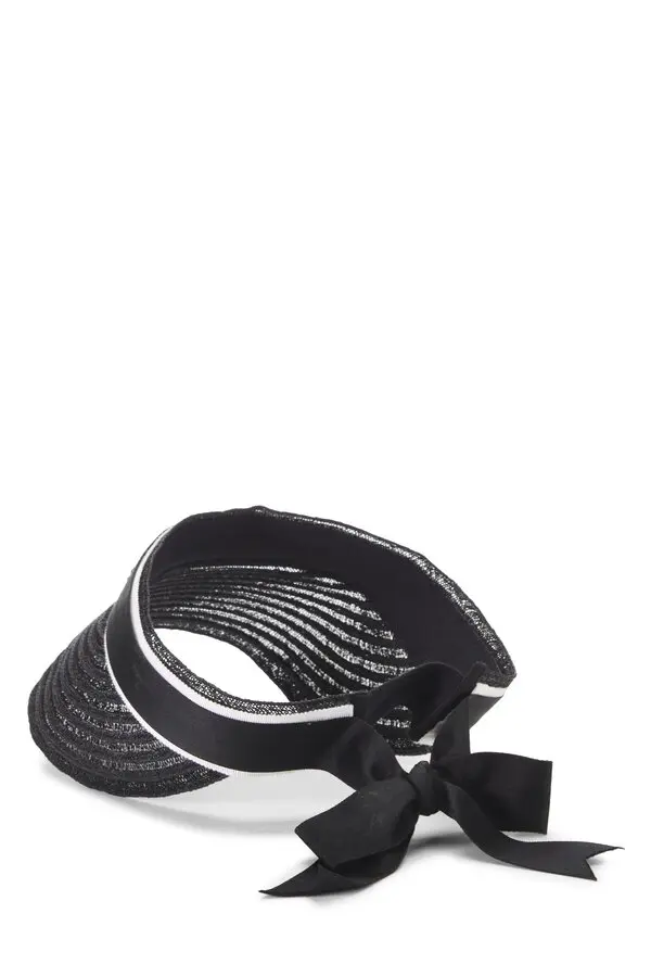 Chanel Raffia Visor