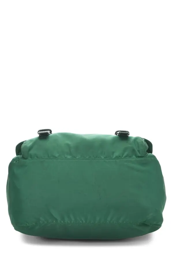 Prada Nylon Double Buckle Flap Messenger Bag