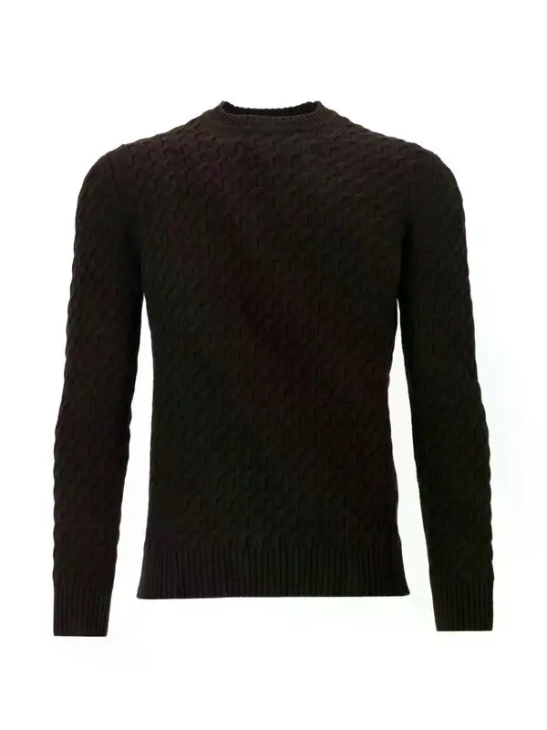 AL DUCA D’AOSTA 1902 Crew Neck Cable Knit Sweater