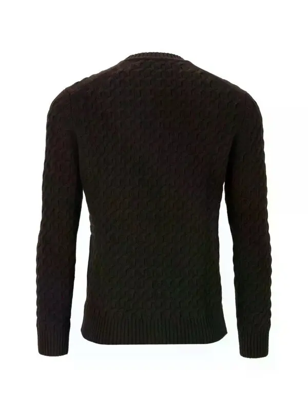 AL DUCA D’AOSTA 1902 Crew Neck Cable Knit Sweater