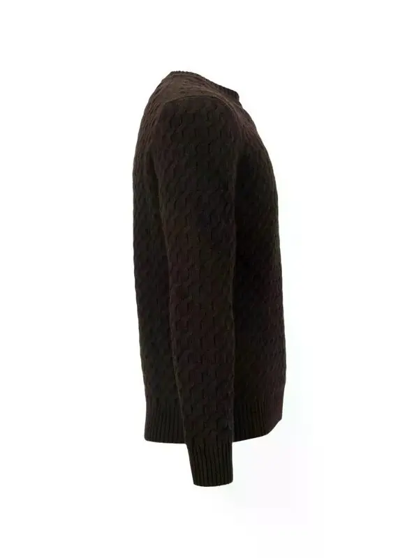 AL DUCA D’AOSTA 1902 Crew Neck Cable Knit Sweater