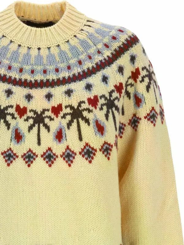 Alanui Sweet Winter Intarsia-knit Wool Sweater