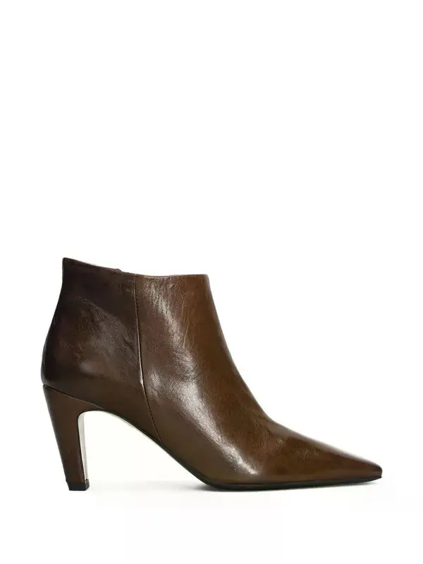 ALCHIMIA Pointed-toe Ankle Boots - Brown