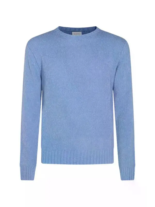 04651 / A TRIP IN A BAG Crew-neck Bouclé Sweater