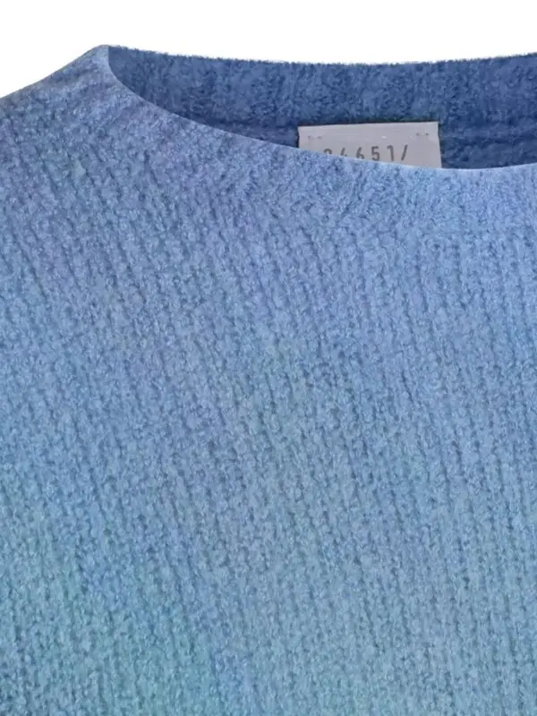 04651 / A TRIP IN A BAG Crew-neck Bouclé Sweater