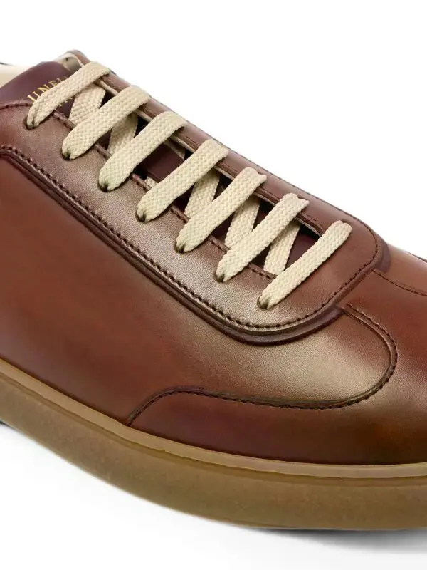 Brunello Cucinelli Leather Lace-up Sneakers