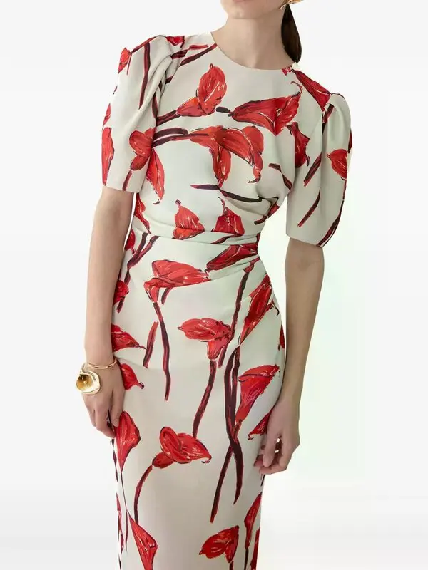 Carolina Herrera Maxi Dress - Neutrals