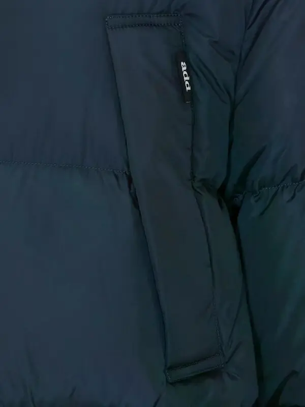 Add Nylongloss Quilted Hooded Coat