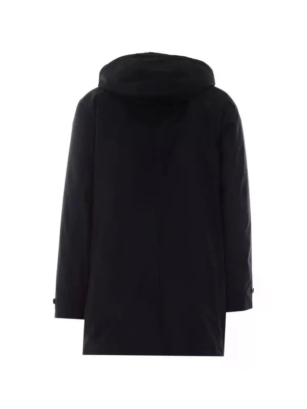 Add Hooded Concealed-fastening Parka