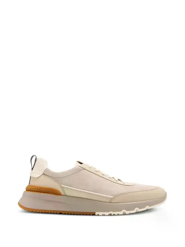 Brunello Cucinelli Logo-embossed Lace-up Sneakers