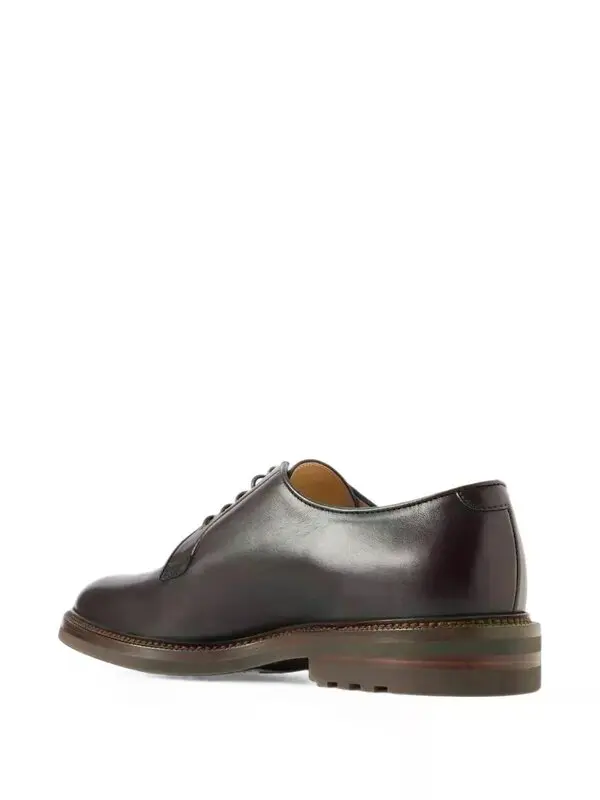 Brunello Cucinelli Laced Shoes In Dark