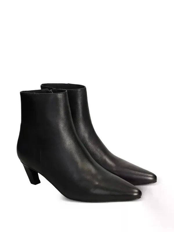 BIBI LOU Calista Pointed-toe Kitten-heel Ankle Boots - Black