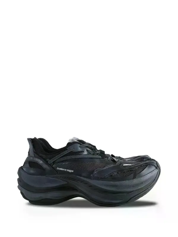 Balenciaga Jet Mesh-panelled Chunky Sneakers - Black